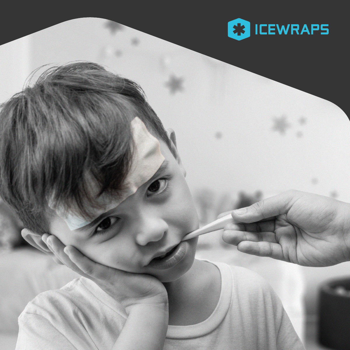 ICEWRAPS Cooling Patches for Kids | Kids Fever Stickers | Cooling Comf ...
