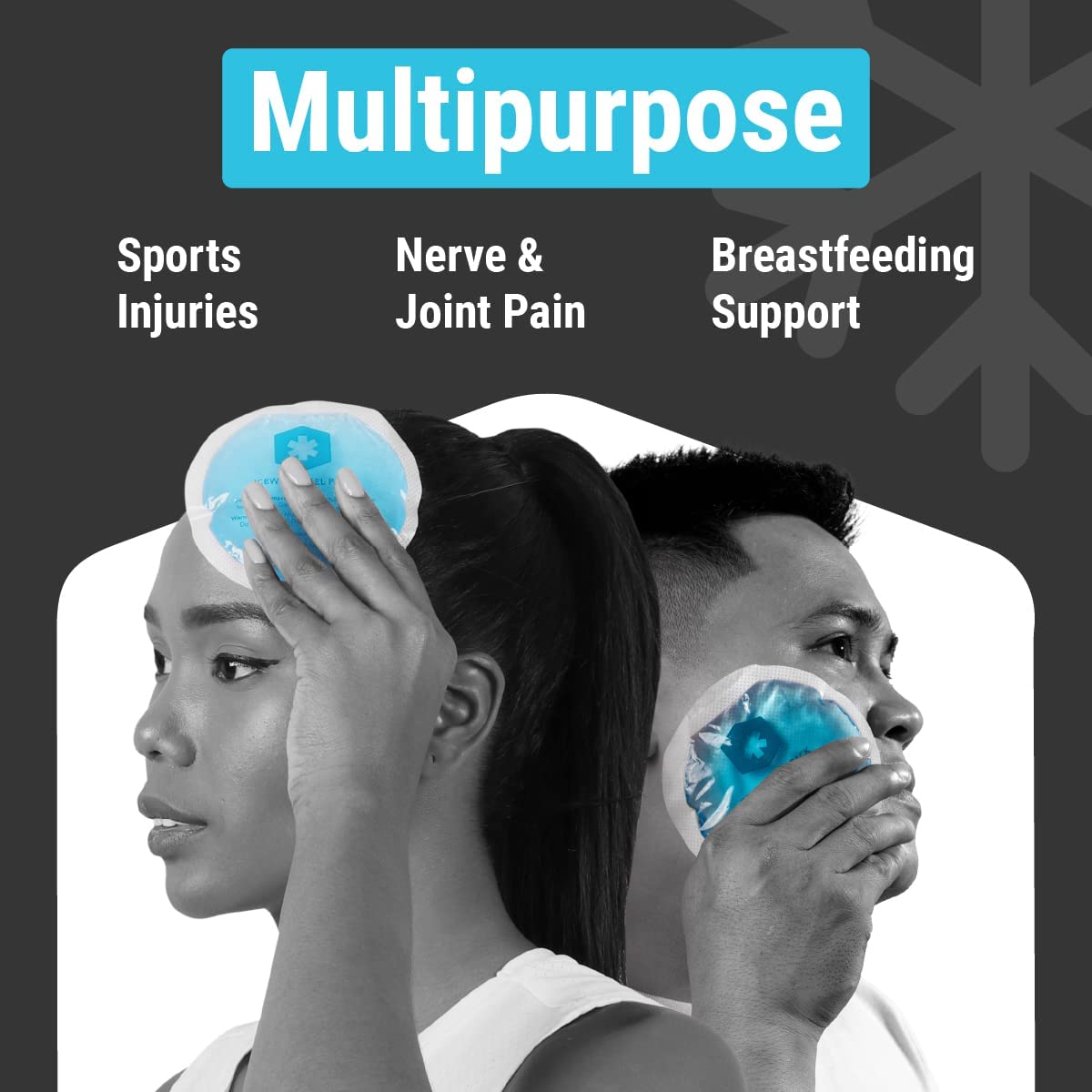 Round Gel Pack Reusable Hot or Cold Ice Pack - IceWraps